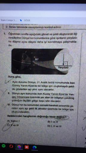 Team Comps 5.... UGUR www 2. Sınav biti... - Ortaokul Fen Bilgisi