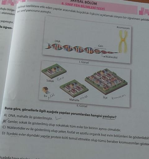 Kalıtsal özelliklere etki eden yapılar ... - Ortaokul Fen Bilgisi