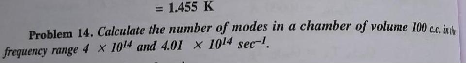 [ANSWERED] 1 455 K Problem 14 Calculate the number of modes in a - Kunduz