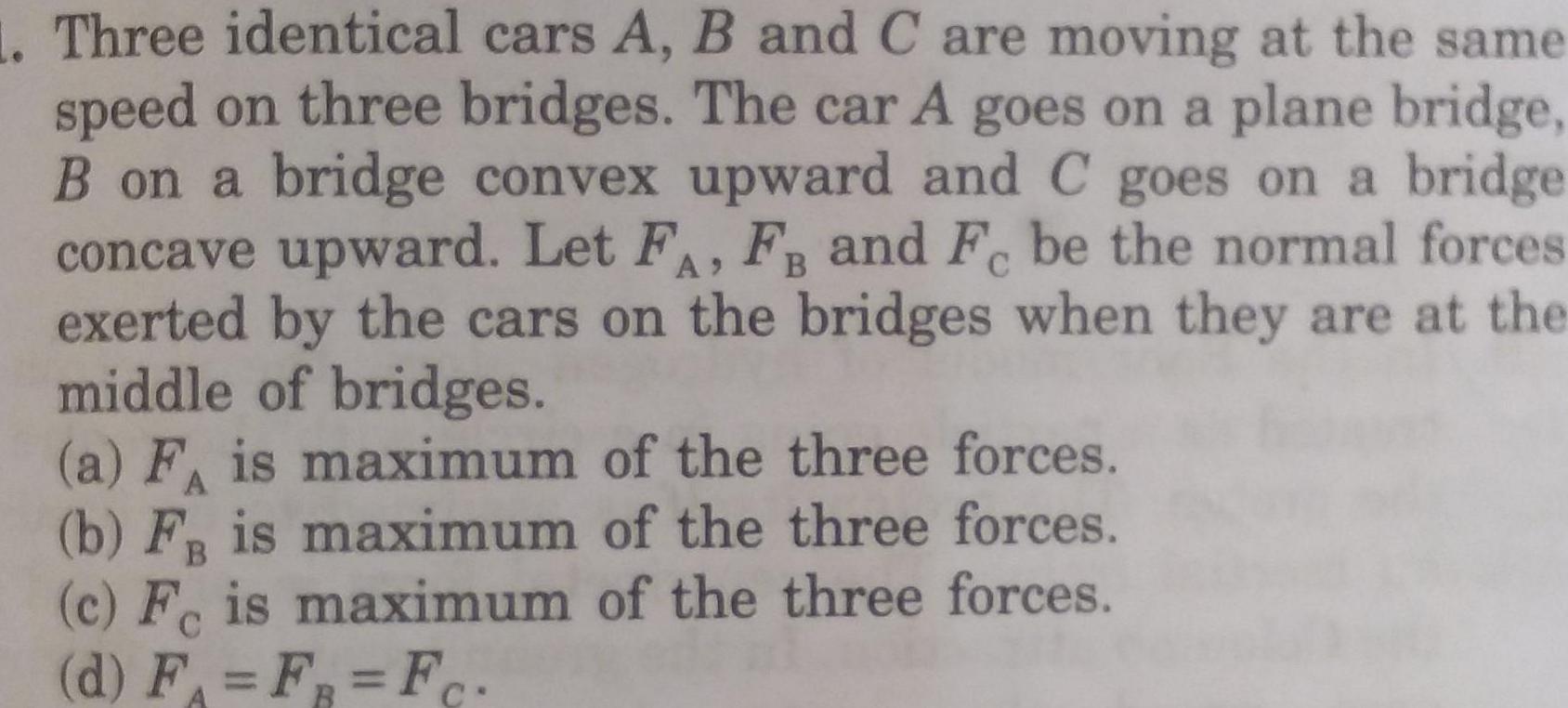 [ANSWERED] 1 Three identical cars A B and C are moving at the same - Kunduz