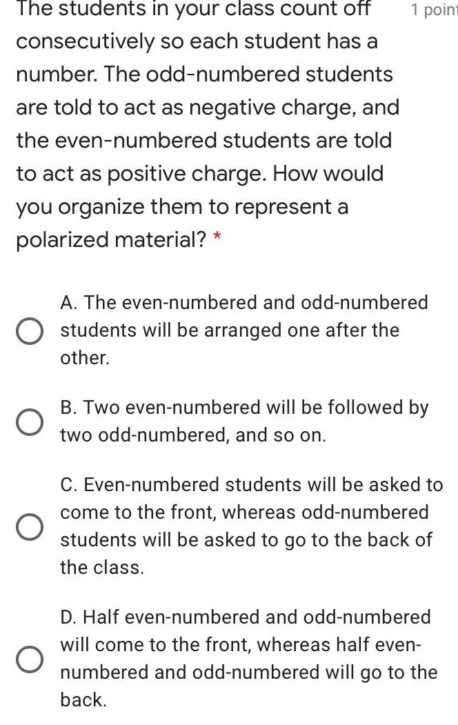 [ANSWERED] The students in your class count off consecutively so each ...