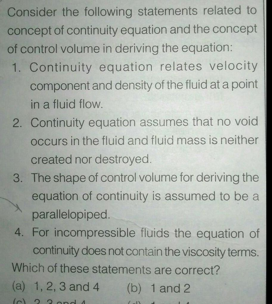 [ANSWERED] Consider the following statements related to concept of - Kunduz