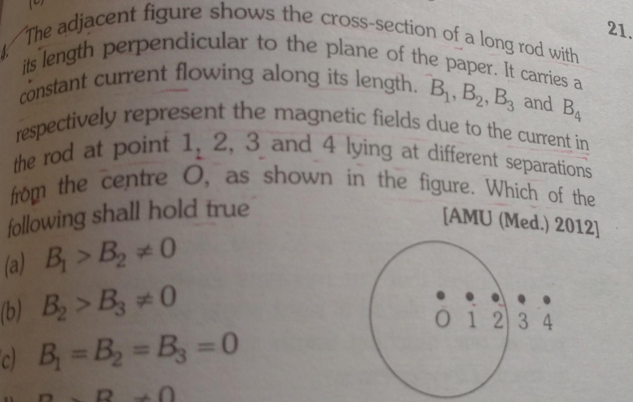 [ANSWERED] The adjacent figure shows the cross section of a long rod - Kunduz