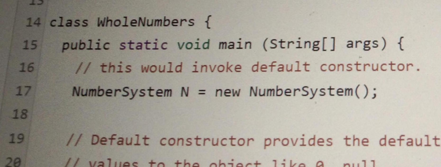 Answered 14 Class Wholenumbers 15 Public Static Void Main String Args Kunduz