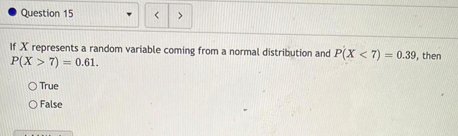 [answered] Question 15 If X Represents A Random Variable Coming From A
