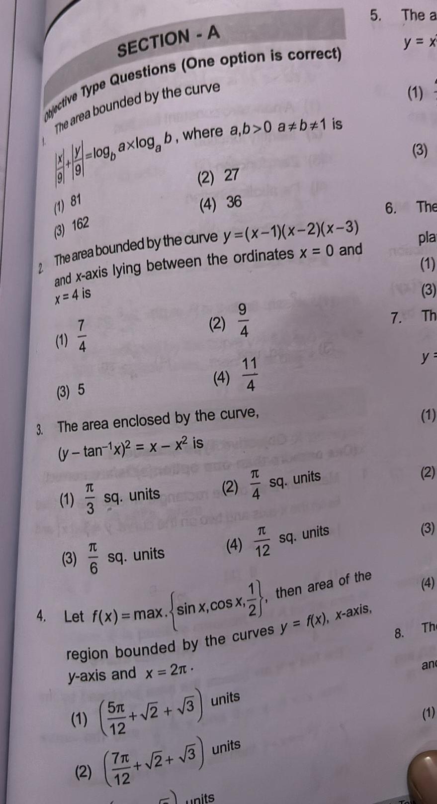 [answered] Section A Objective Type Questions One Option Is Correct The