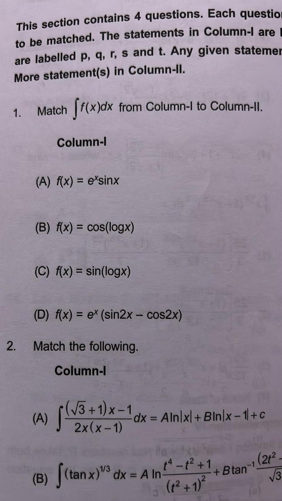 [ANSWERED] This section contains 4 questions Each question to be - Kunduz