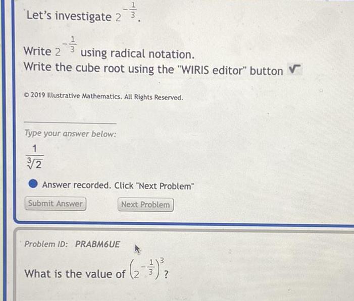 Answered Let S Investigate 2 Write 2 Using Radical Notation Write The Kunduz