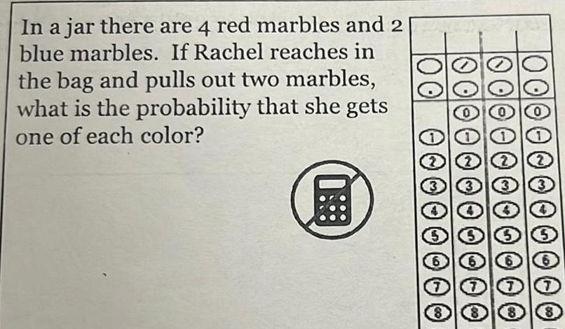[ANSWERED] In a jar there are 4 red marbles and 2 blue marbles If - Kunduz