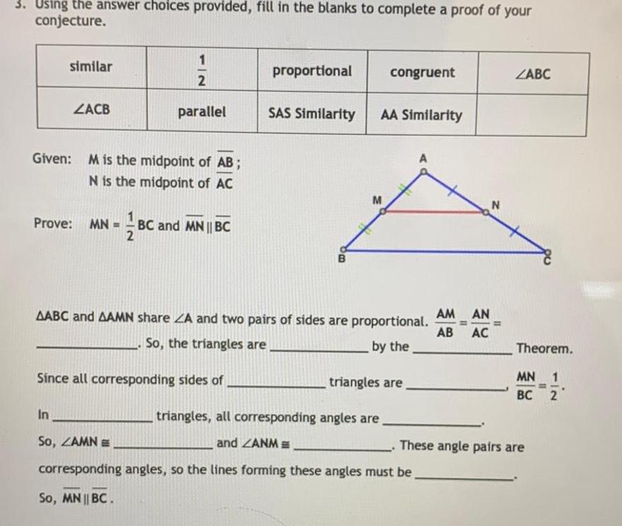 [ANSWERED] 3 Using the answer choices provided fill in the blanks to ...