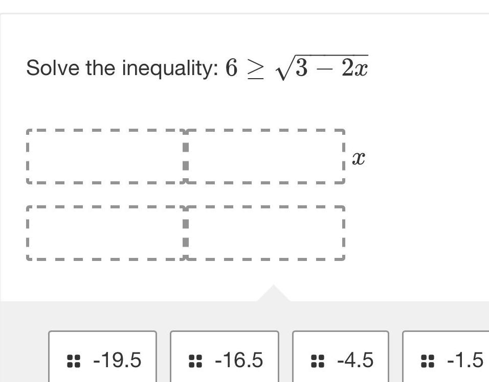 ANSWERED Solve The Inequality 6 3 2x 19 5 16 5 X 4 5 1 5 Algebra answered-solve-the-inequality-6-3-2x-19-5-16-5-x-4-5-1-5-algebra