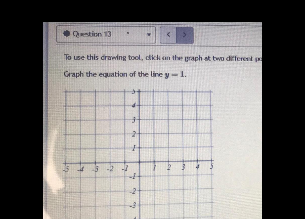 [ANSWERED] Question 13 To use this drawing tool click on the graph at ...