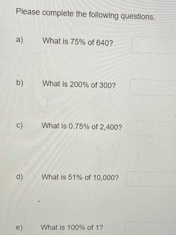 ANSWERED Please Complete The Following Questions A B C D E What Is 75 ANSWERED Please Complete The Following Questions A B C D E What Is 75
