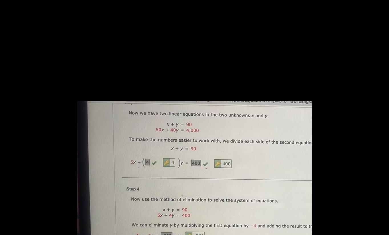 [answered] Now We Have Two Linear Equations In The Two Unknowns X And Y
