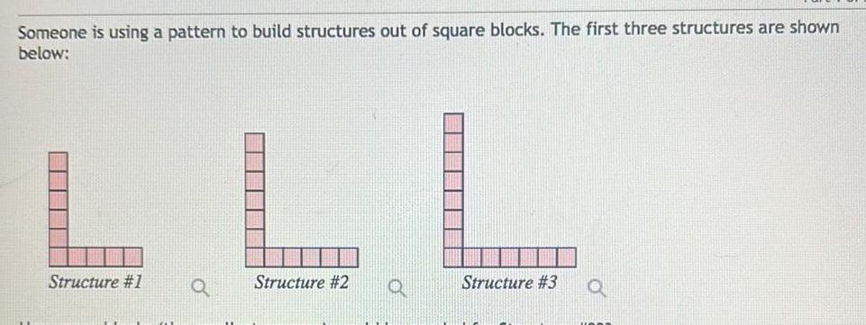 [ANSWERED] Someone is using a pattern to build structures out of square ...