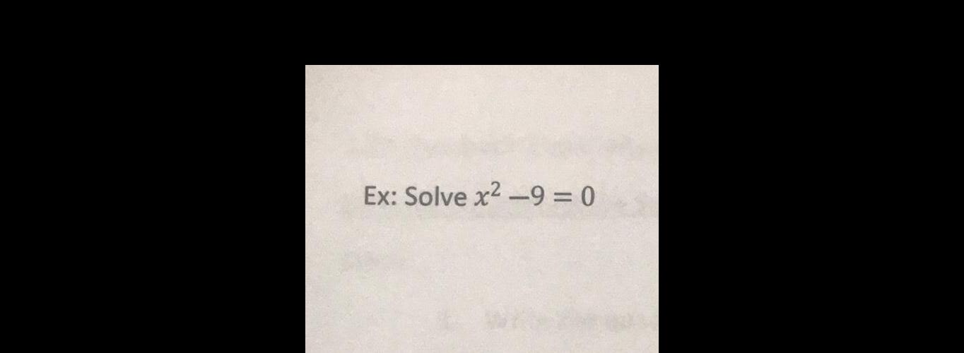ANSWERED Ex Solve X 9 0 Algebra answered-ex-solve-x-9-0-algebra