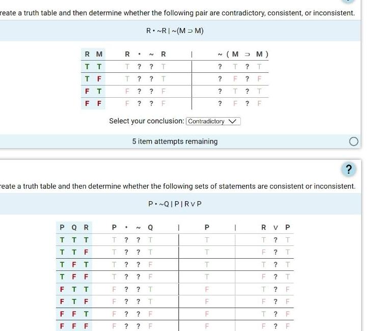[ANSWERED] reate a truth table and then determine whether the following - Kunduz