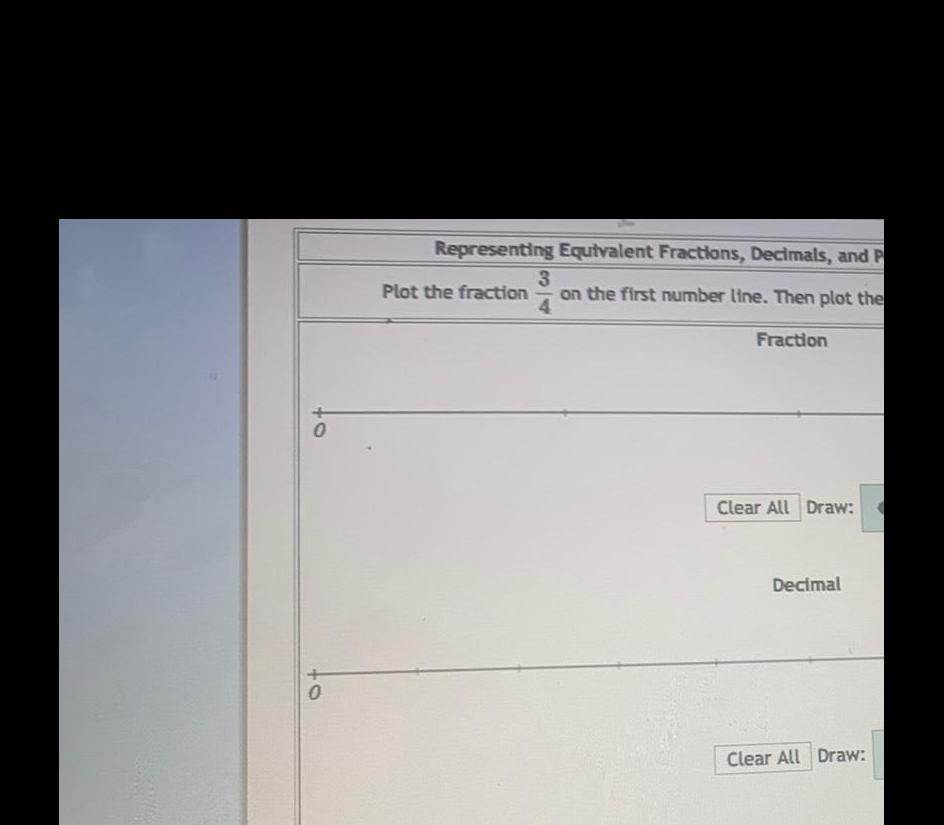 [ANSWERED] 0 0 Representing Equivalent Fractions Decimals and P 3 Plot ...