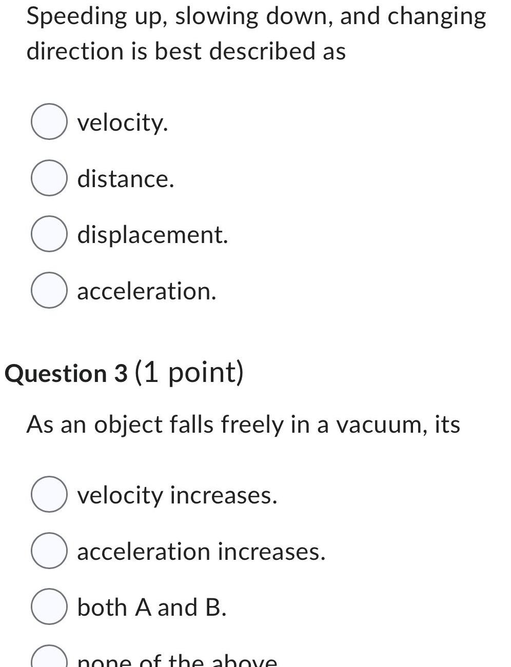ANSWERED Speeding Up Slowing Down And Changing Direction Is B answered-speeding-up-slowing-down-and-changing-direction-is-b