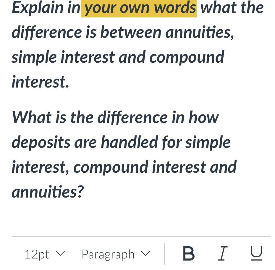 [ANSWERED] Explain in your own words what the difference is between - Kunduz