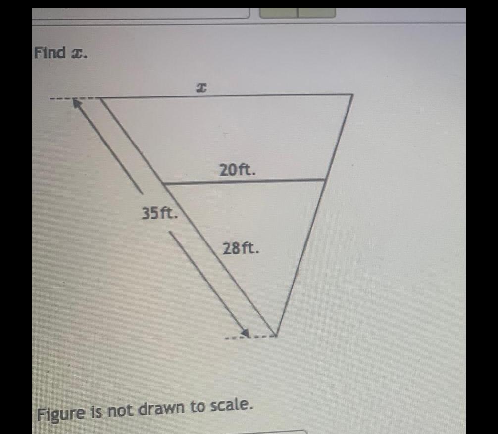 [ANSWERED] Find 35 ft 20ft 28 ft Figure is not drawn to scale - Kunduz