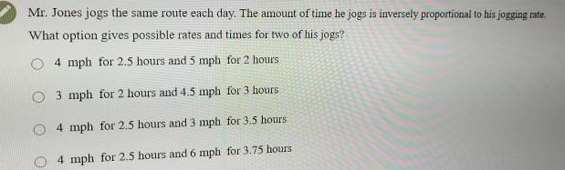 [ANSWERED] Mr Jones jogs the same route each day The amount of time he - Kunduz