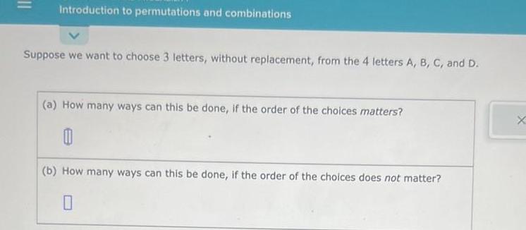 [ANSWERED] Introduction to permutations and combinations Suppose we - Kunduz