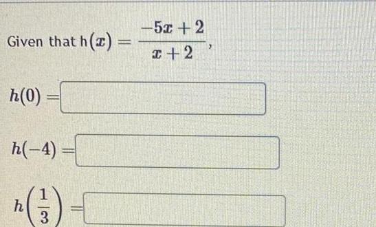 [ANSWERED] Given that h x h 0 h 4 h 1 3 5 2 x 2 - Kunduz