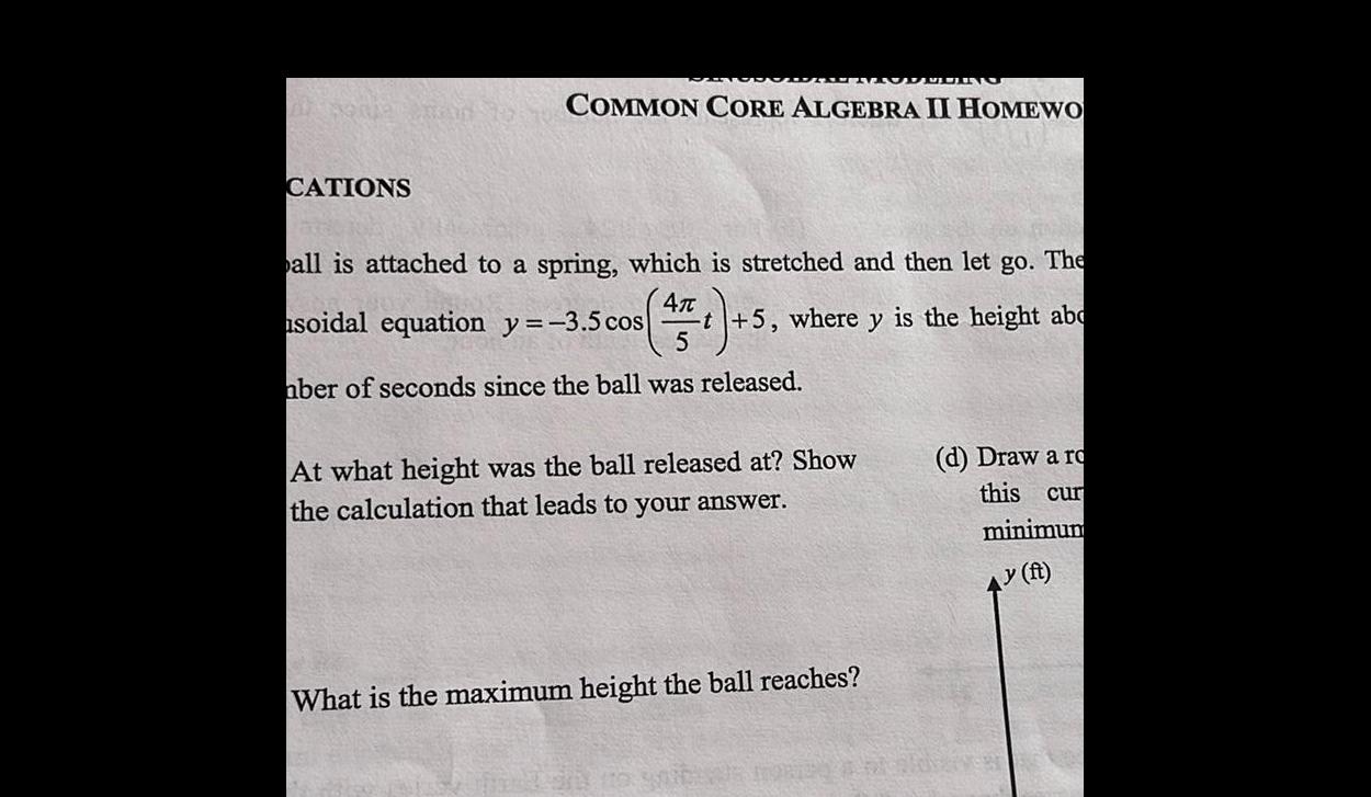 [ANSWERED] CATIONS COMMON CORE ALGEBRA II HOMEWO all is attached to a ...
