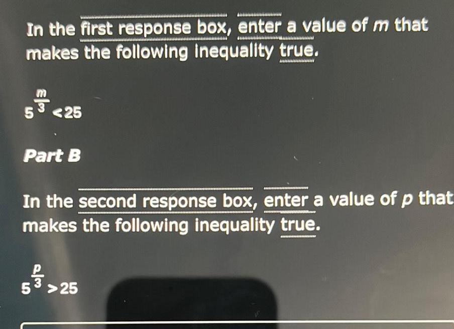 [ANSWERED] In the first response box enter a value of m that makes the ...