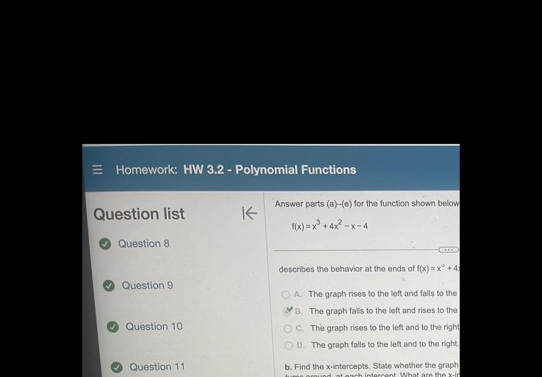 [answered] Homework Hw 3 2 Polynomial Functions Question List Q