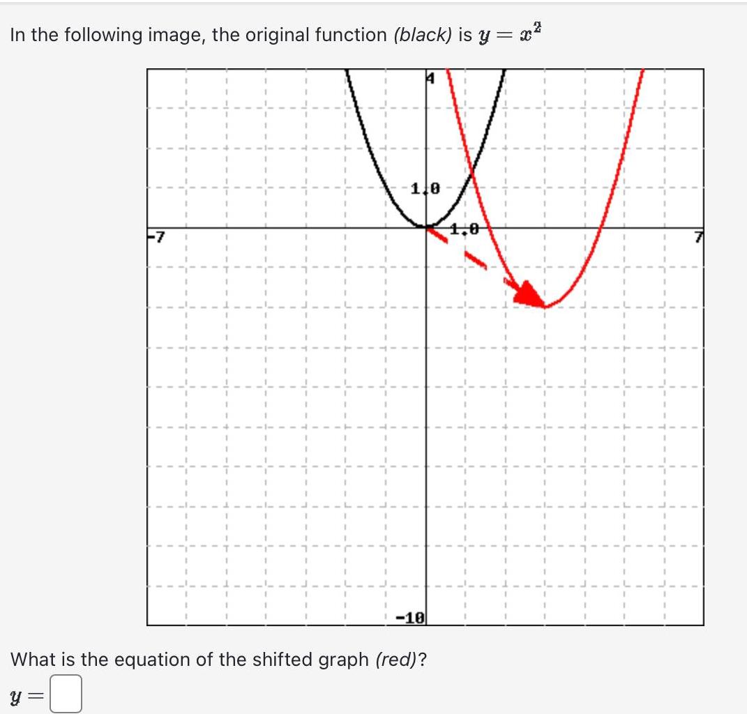 [ANSWERED] In the following image the original function black is y x ...