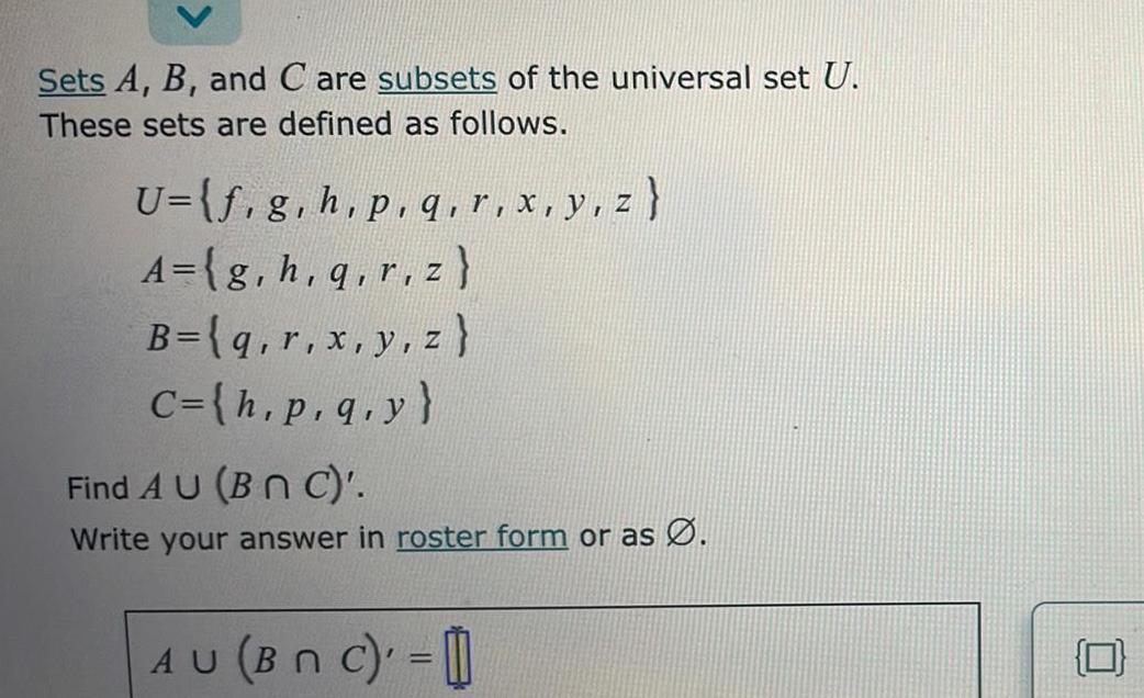 Math Sets And Subsets