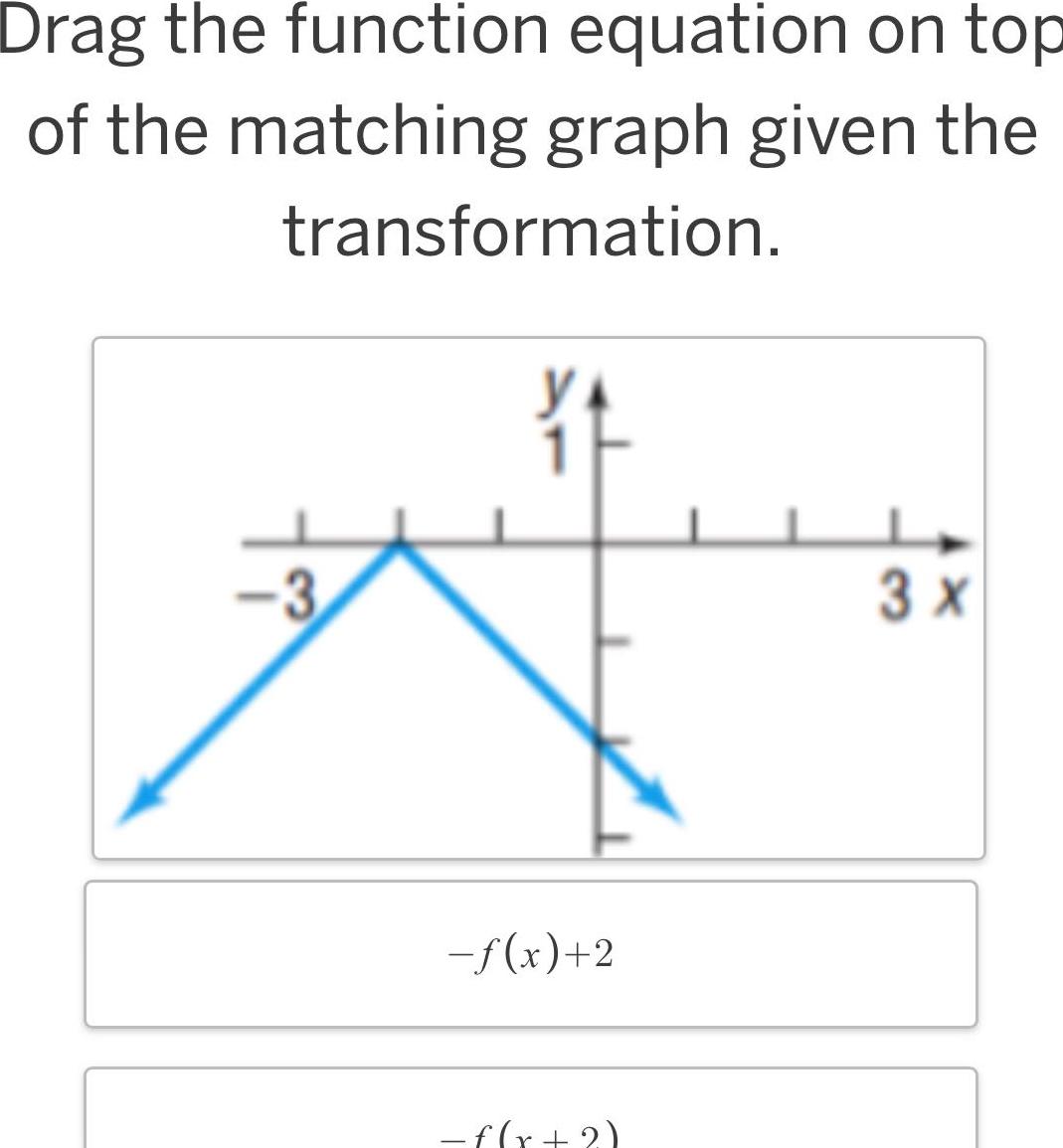 [ANSWERED] Drag the function equation on top of the matching g ...