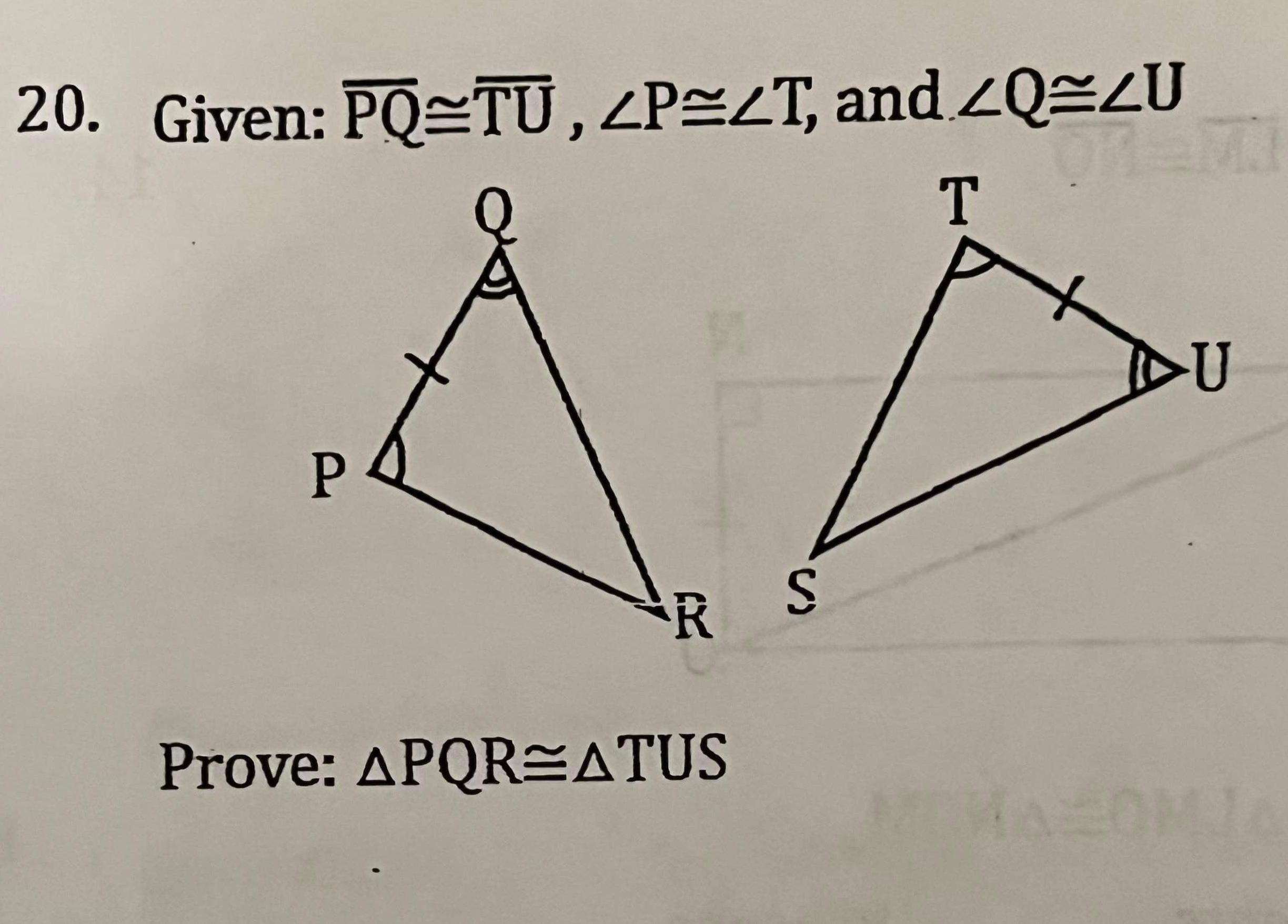 ANSWERED 20 Given PQ TU P T And Q U MER T P R S Prove APQREATUS U ANSWERED 20 Given PQ TU P T And Q U MER T P R S Prove APQREATUS U