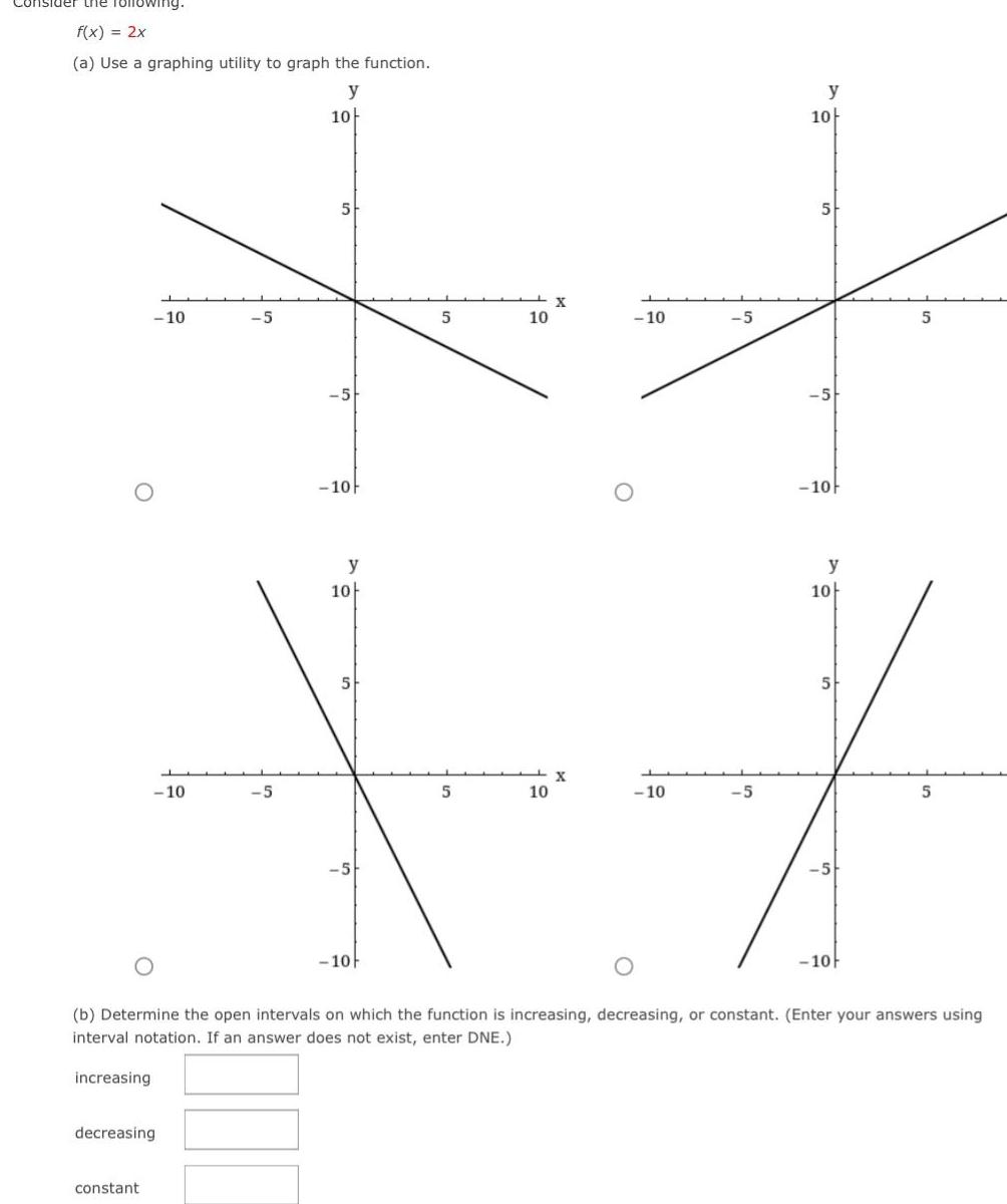 ANSWERED Onsider The Following F X 2x A Use A Graphing Utili ANSWERED Onsider The Following F X 2x A Use A Graphing Utili